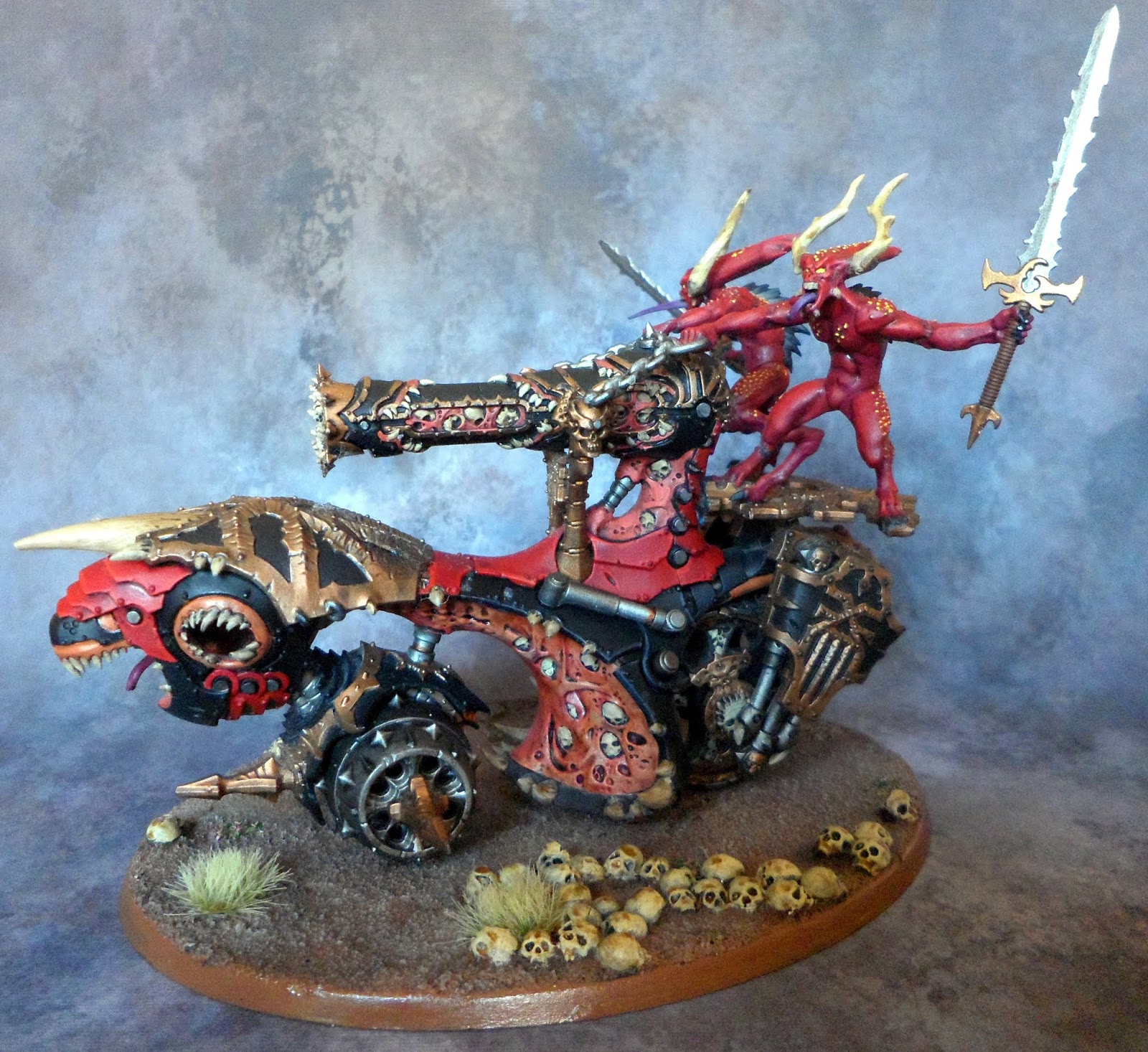 WeeMen: Chaos Daemons - Skull Cannon of Khorne