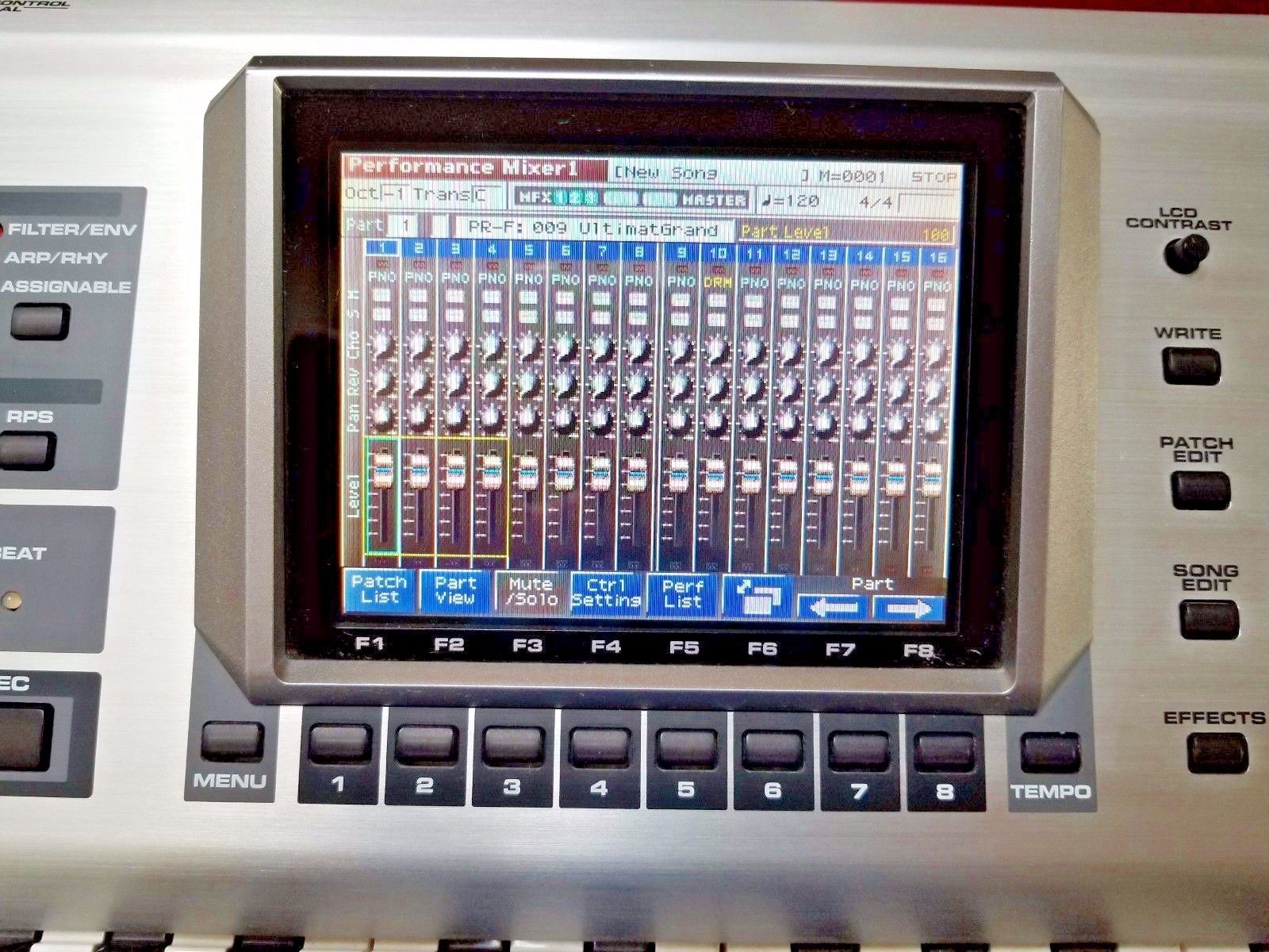 MATRIXSYNTH: Roland Fantom-X6 Keyboard Synthesizer Workstation w/ Audio ...