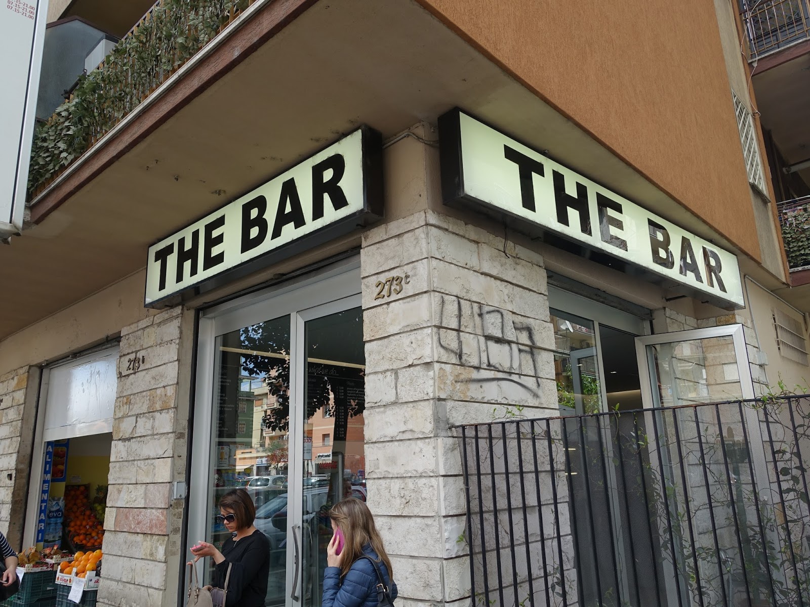 Rome the Second Time: Bar Names, Part II