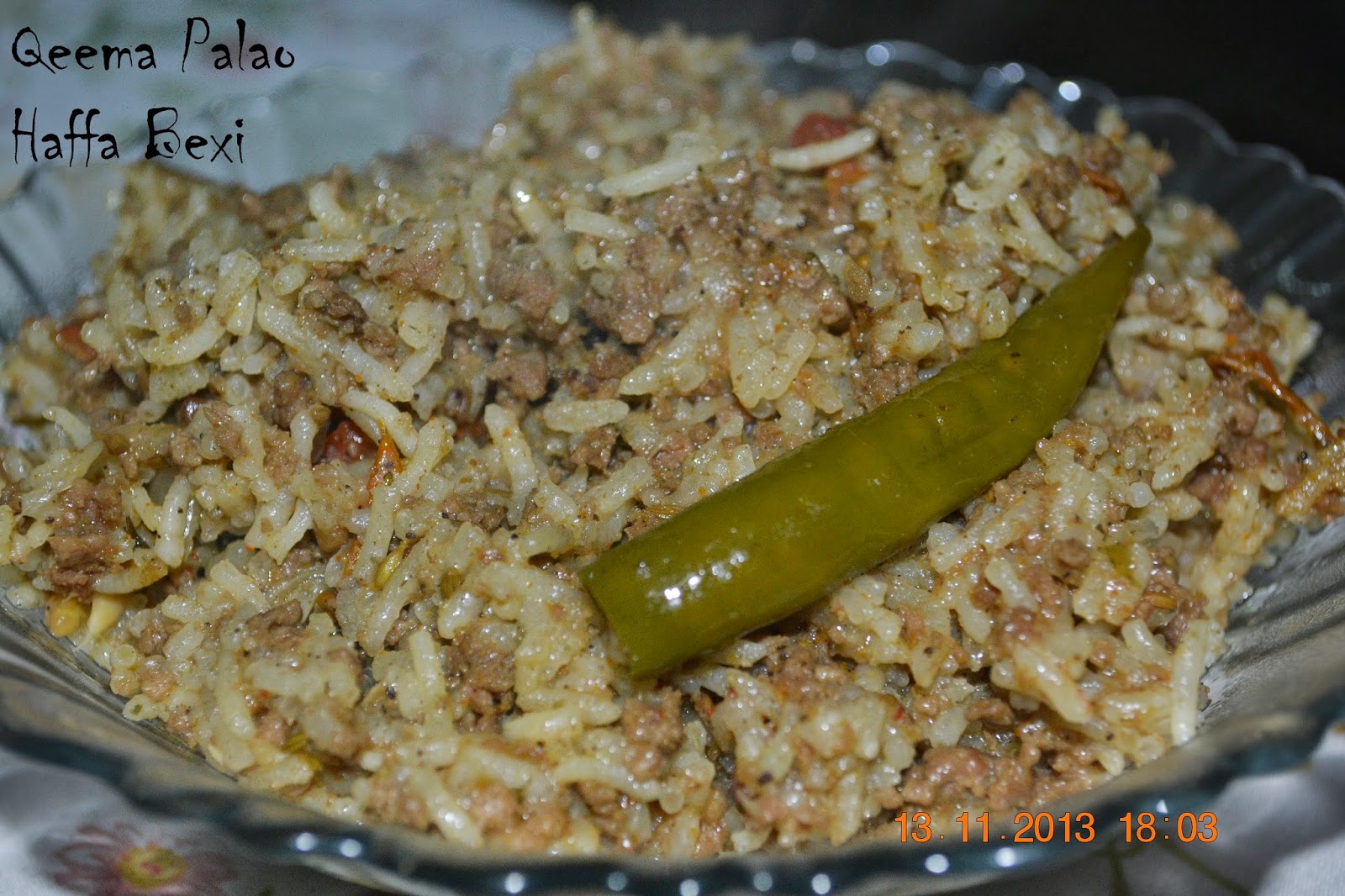 Mince Rice (Qeema Biryani) | Haffa's kitchen adventures