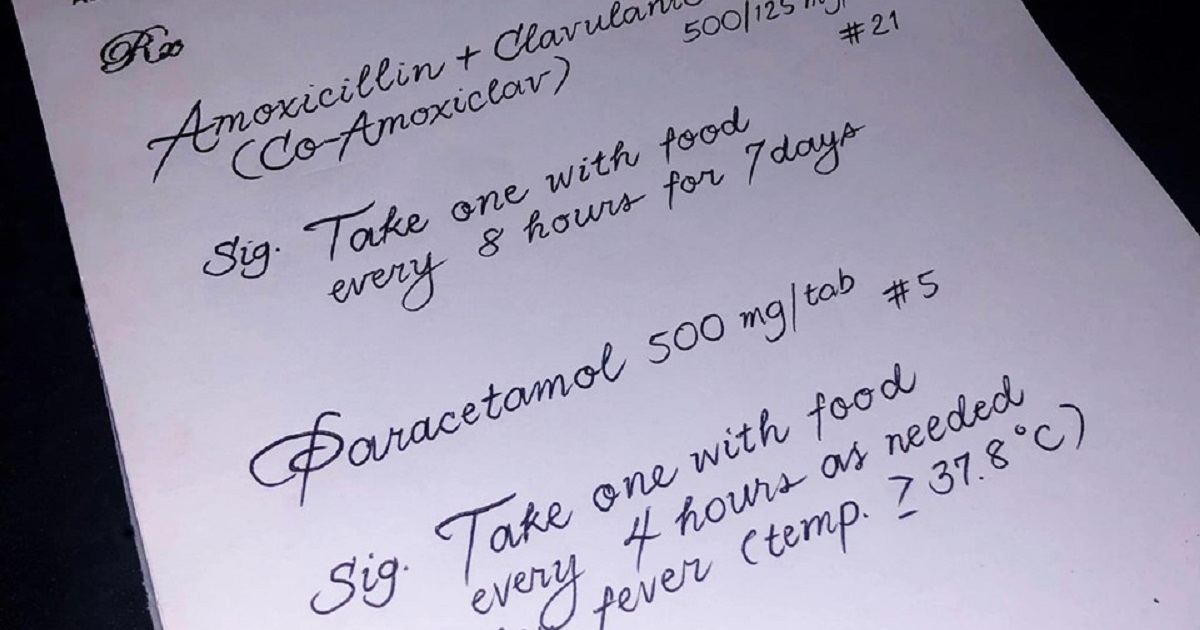 Prescription goes viral for doctor’s beautiful penmanship