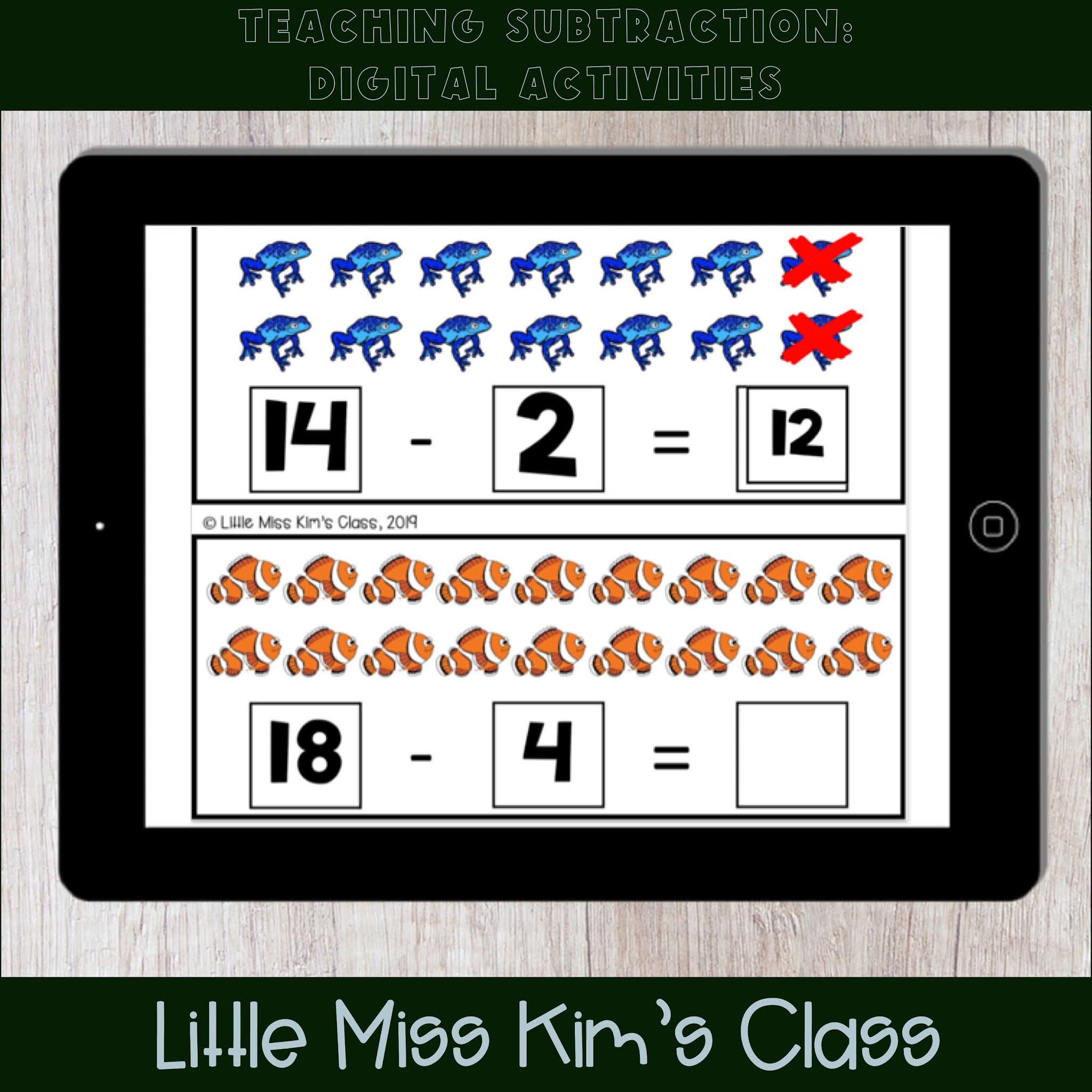 Little Miss Kim's Class: Activities & Freebies for Teaching Subtraction