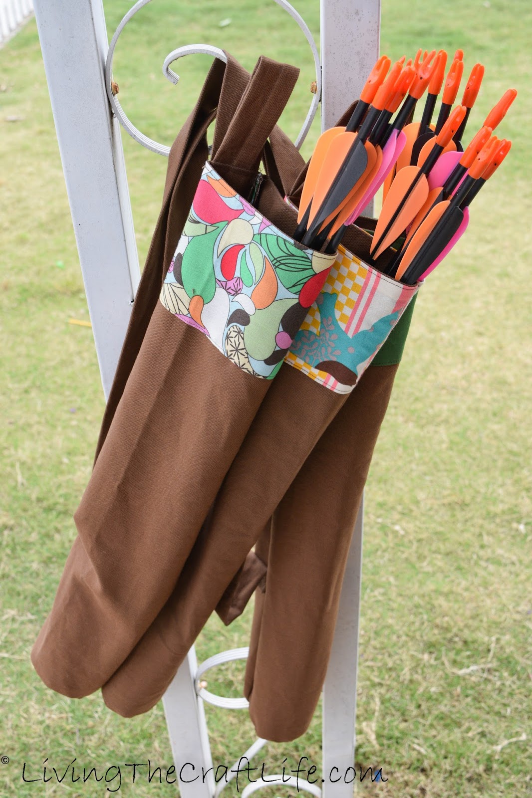 Living the Craft Life: Archery Quiver - Free Sewing Pattern