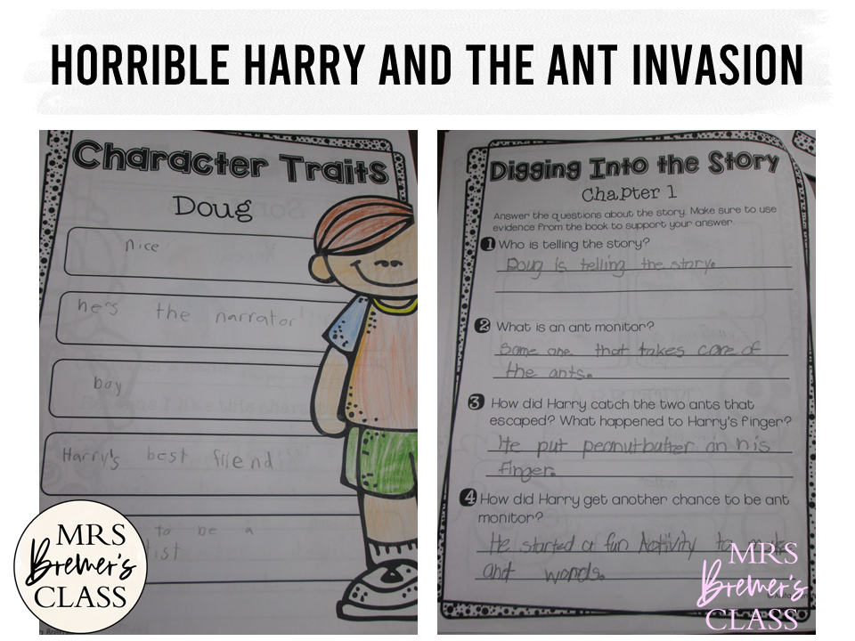 Horrible Harry Activities | Mrs. Bremer's Class