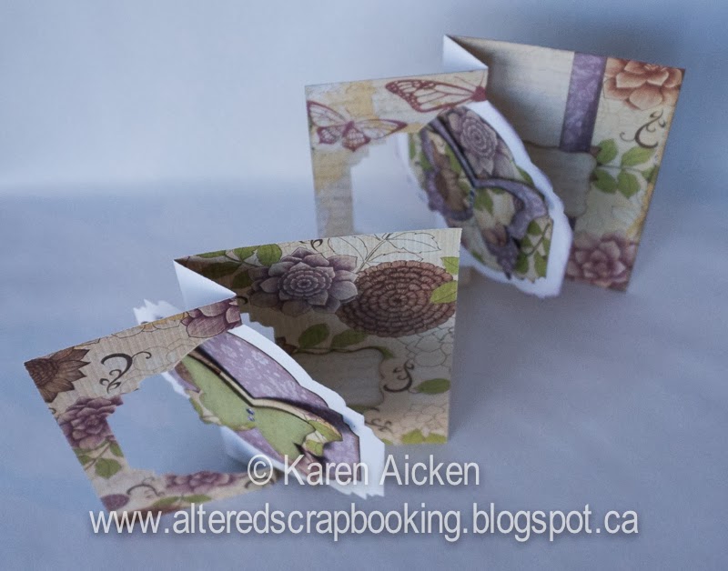 Altered Scrapbooking: Butterfly Flip It Cards