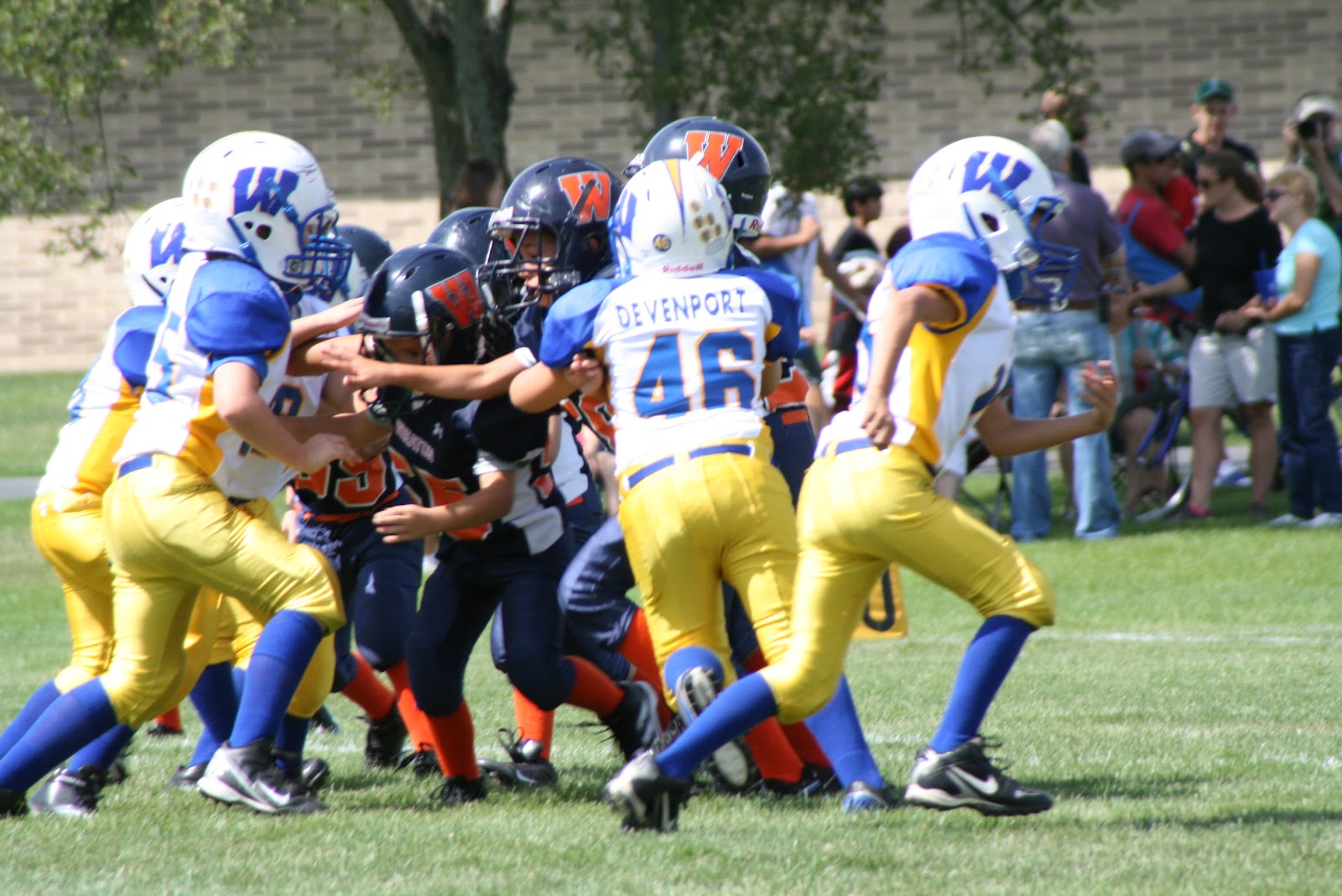 Wheaton Rams Team Black 73lbs: Wheaton Bowl vs. Warren