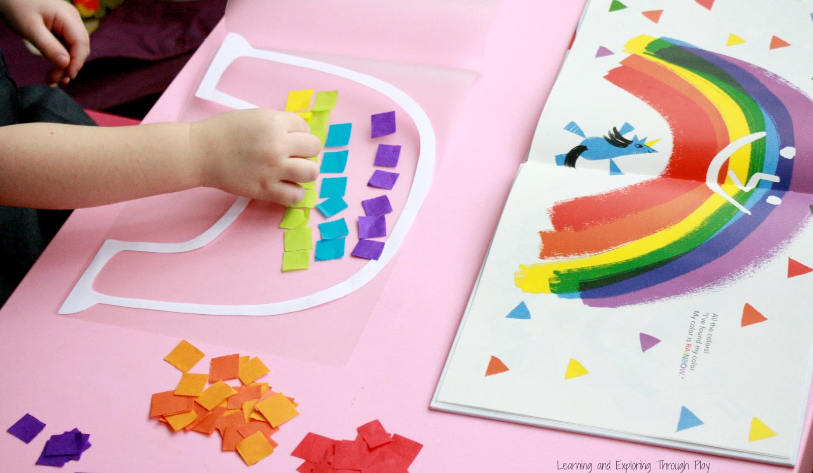 Learning and Exploring Through Play: My Color is Rainbow Craft and Review