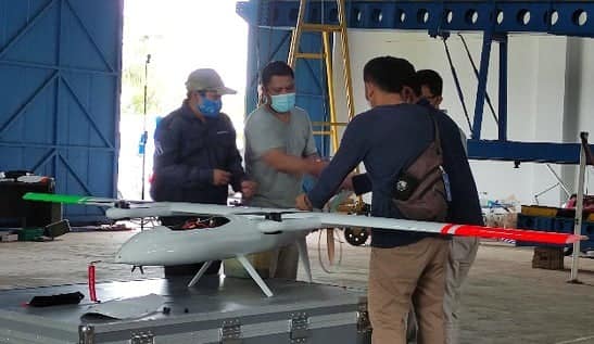 DEFENSE STUDIES: Lapan Uji-coba LSU-02 VTOL Hybrid UAV