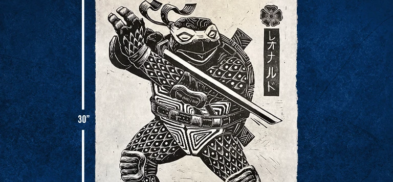NickALive!: iam8bit Unveils Limited Edition 'Block Print Ninjas' TMNT ...