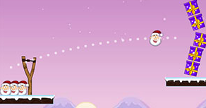 My Flash Game List: Santa Slingshot Adventure (圣诞节天降礼物)