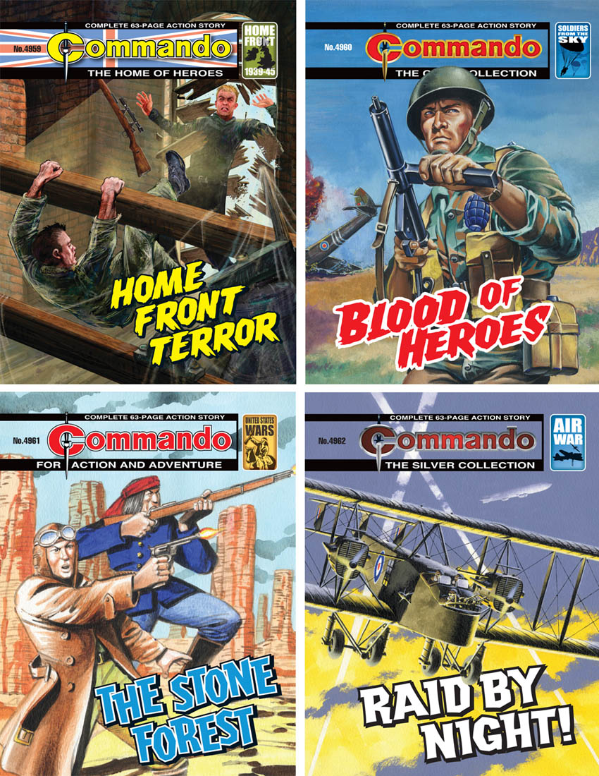 BLIMEY! The Blog of British Comics: Details of this week's COMMANDO comics