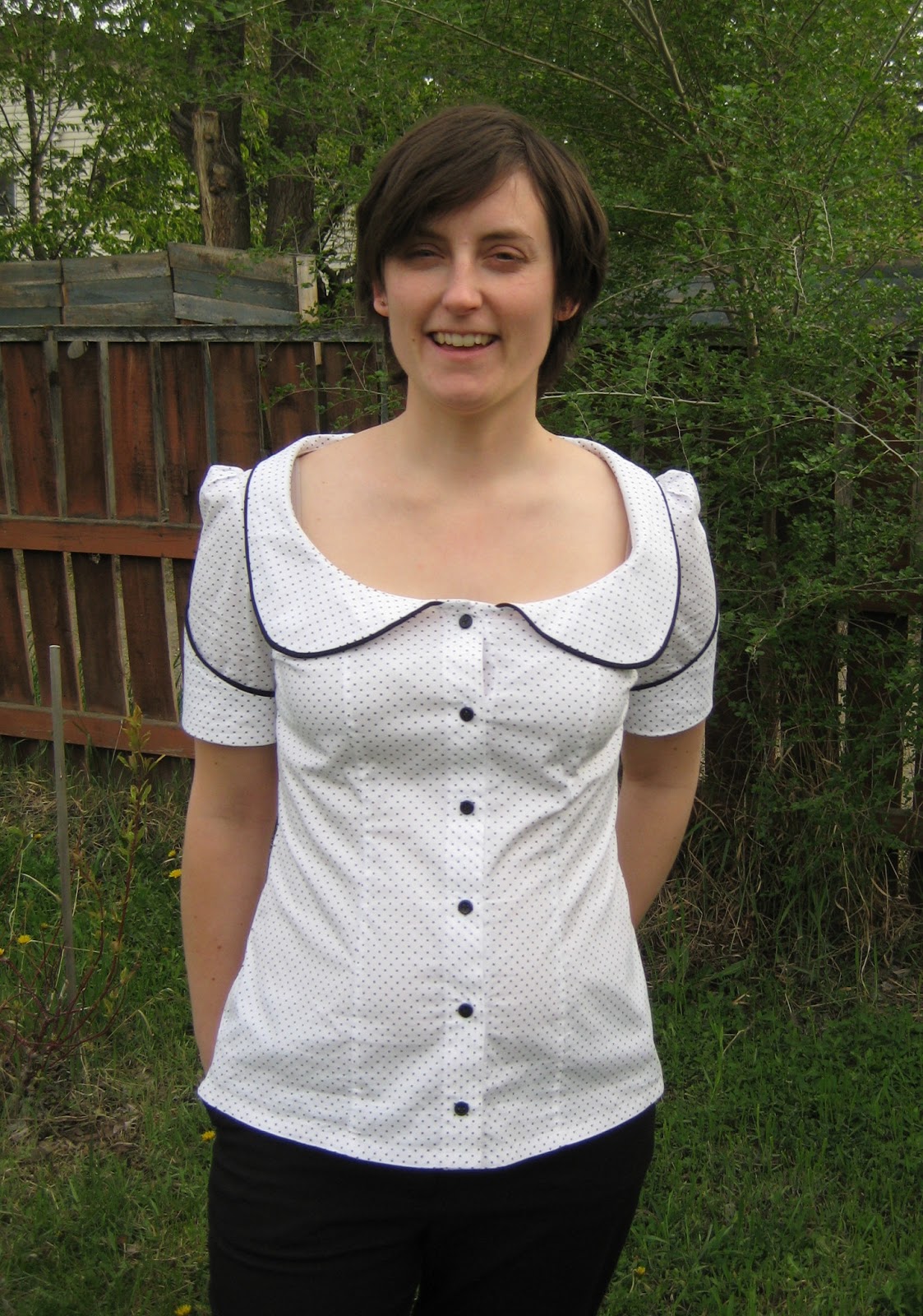 BurdaStyle Downloadable Ute Tie Blouse 6020 pattern review by tiffandrea