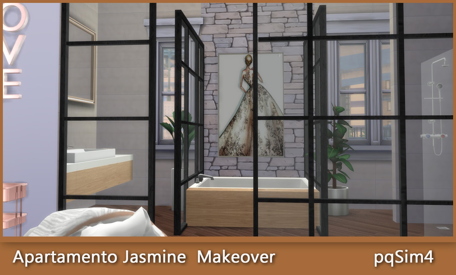 Apto. Jasmine Makeover. Sims 4 Custom Content. Speed Build.
