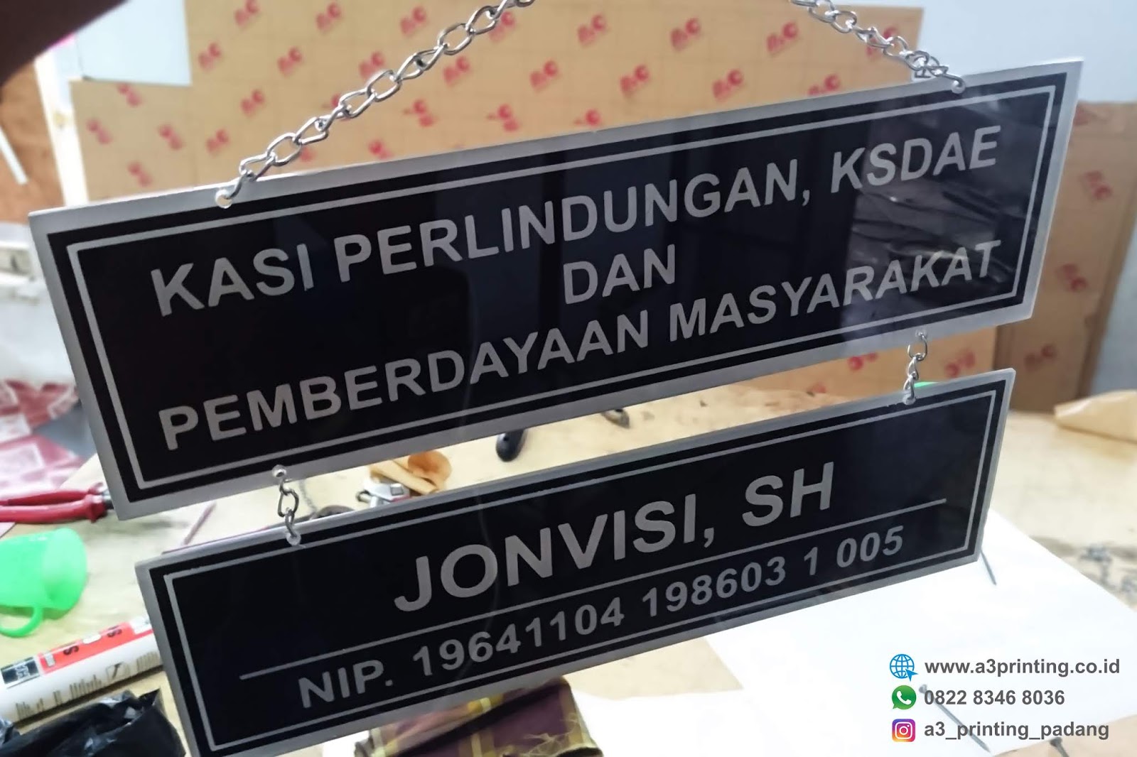 Papan Nama Ruangan | Kota Padang ~ A3 Printing | Advertising - Digital ...