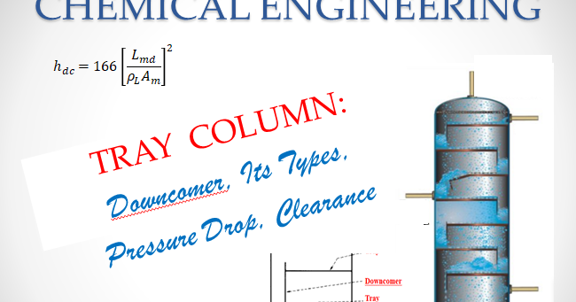Tray Column: Downcomer, Its types, Pressure drop, Clearance under Downcomer