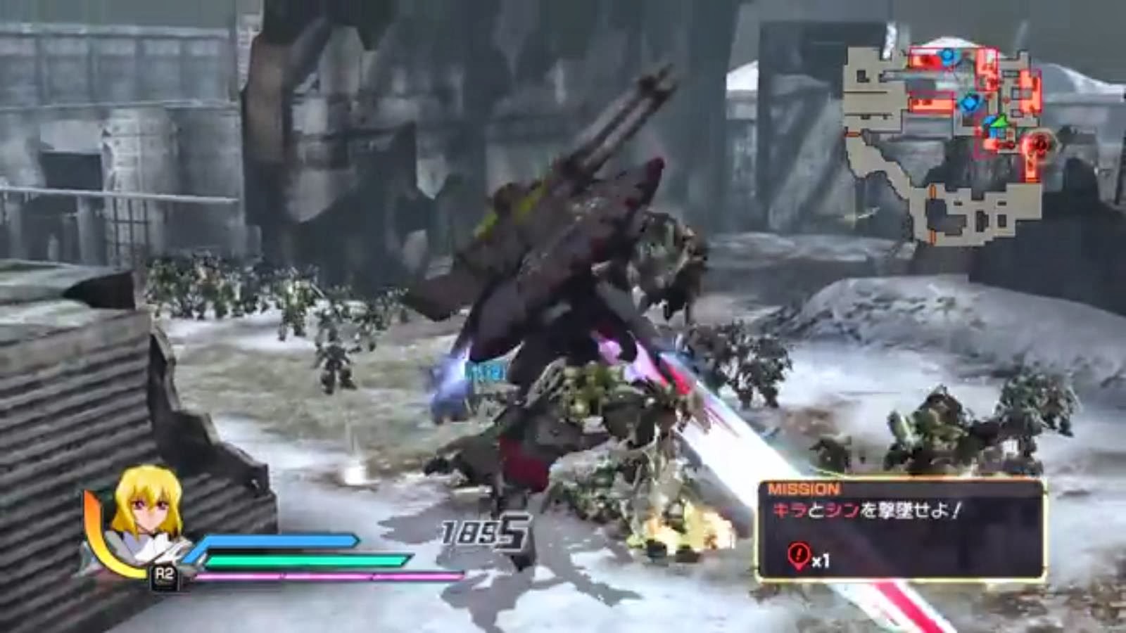 Shin Gundam Musou: Destroy Gundam Gameplay Preview by NBGI