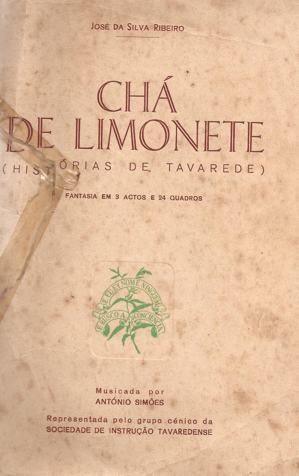 Tavarede - Terra de meus Avos: Chá de Limonete - livro