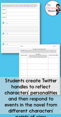 Tweet Sheets: A Creative Lesson on Characterization & Point of View ...