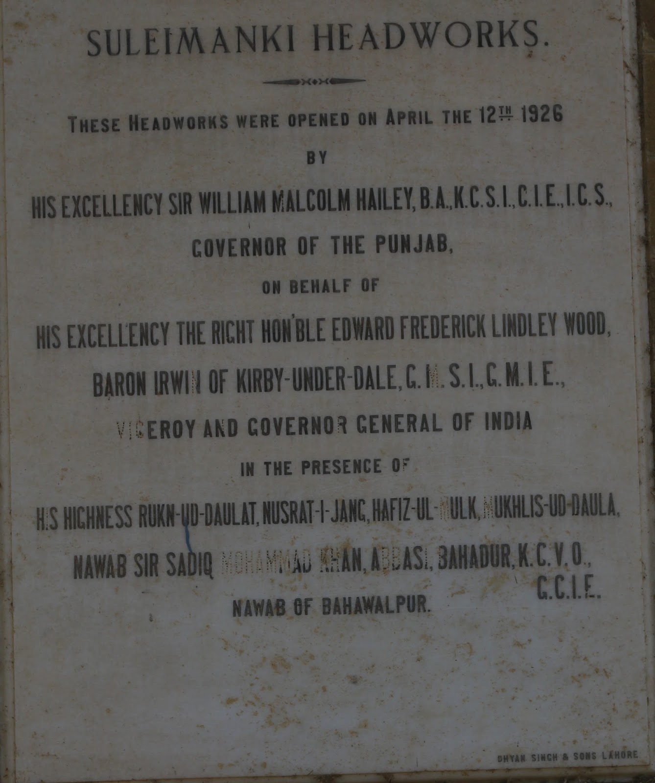 Salman Rashid: Sulemanki Headworks, Bloom the Desert