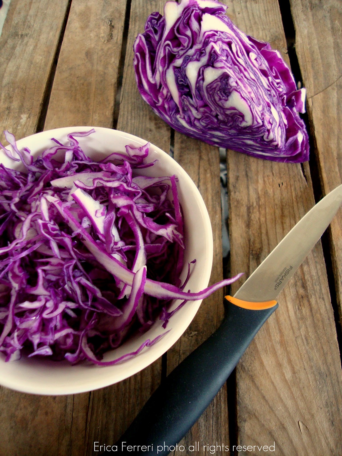 Ogni riccio un pasticcio - Blog di cucina: Stufato e crema di verza viola