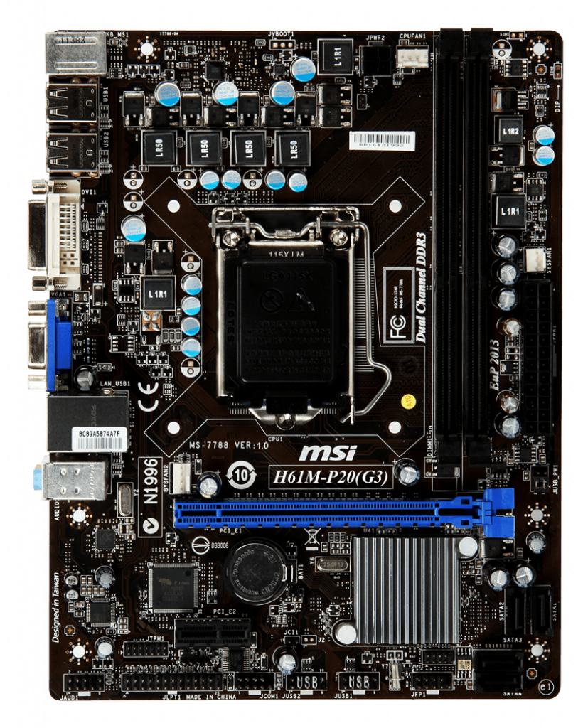 MSI H61M- P20 G3 1.0 Ms- 7788 - (SCHEMATIC ) - SUPPORT PRO