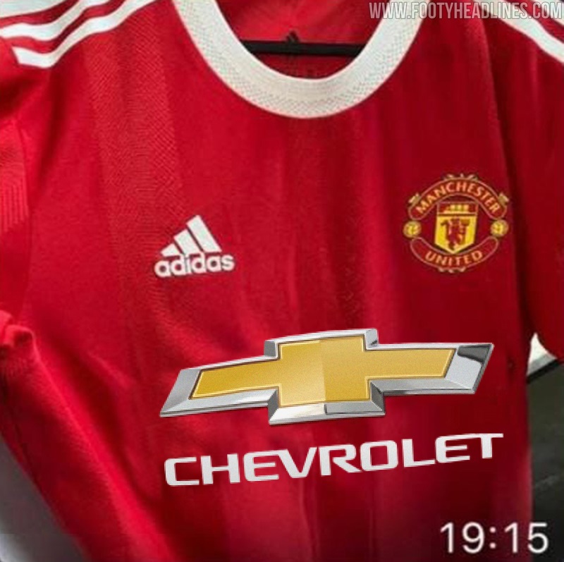 There Won't Be A Manchester United 21-22 Kit With Chevrolet - Footy ...