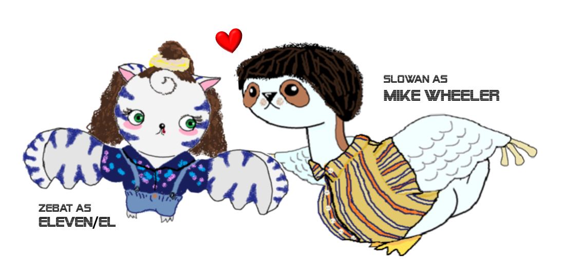 Zoo'd Animal Friends: Zoo'd Characters as Stranger Things Characters