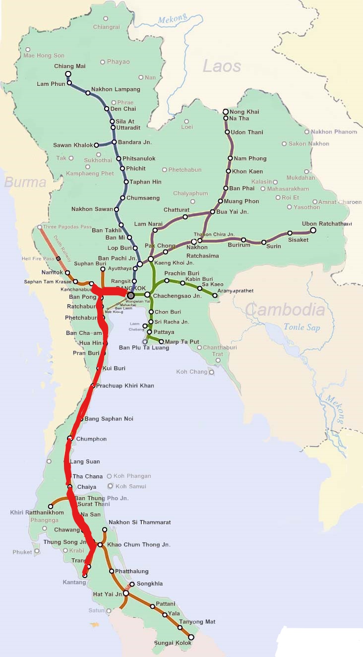Water Lily (Eng.): Thailand Train Stations (Southern Line)