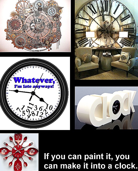 Art Now and Then: Clock Art