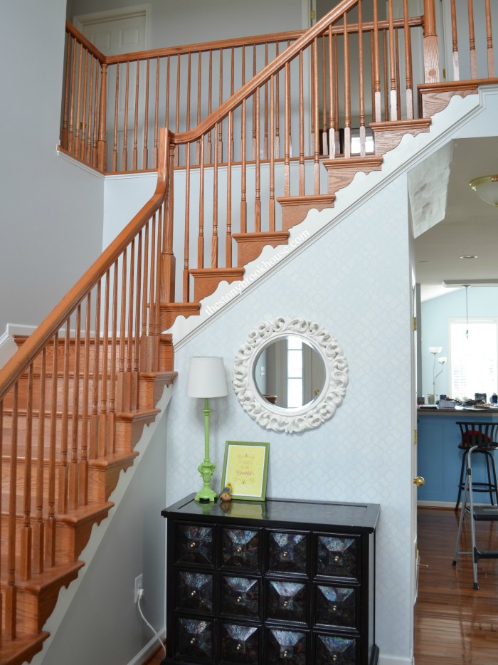How To Prime Stair Spindles & Risers | The Stonybrook House