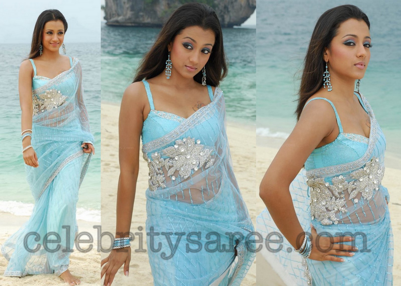 Trisha Designer Sarees Collection - Saree Blouse Patterns