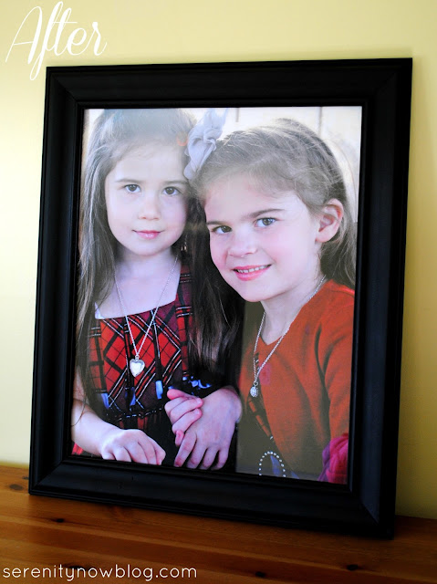 Serenity Now: Quick Picture Frame Update (Home Decor)