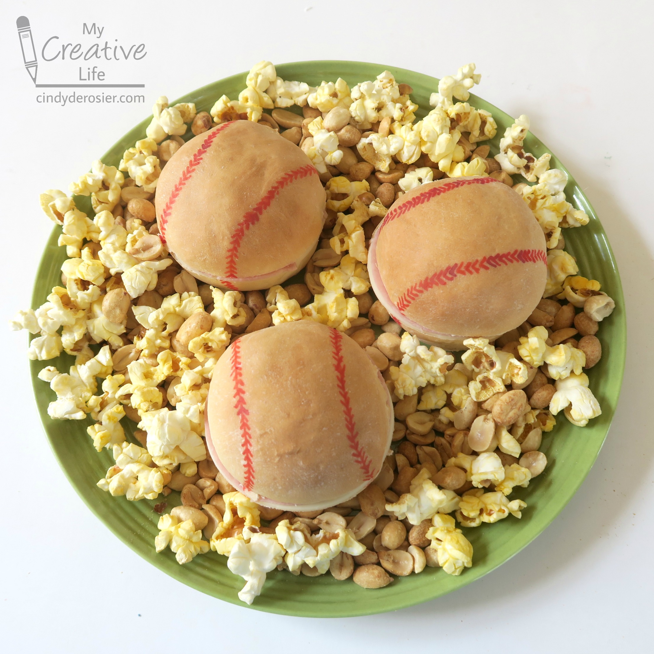 Cindy deRosier: My Creative Life: Baseball Sandwiches