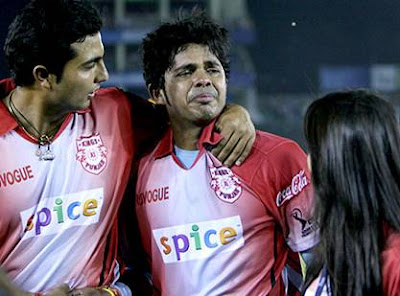 Entertainment: sreesanth slapped and weeping