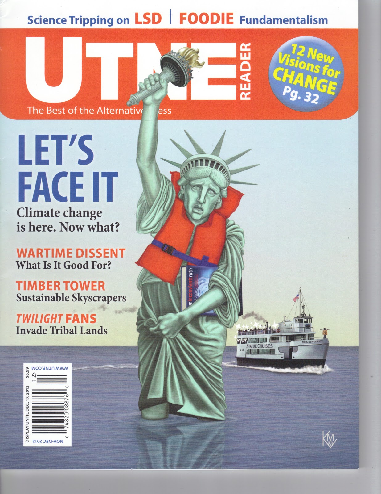 Kevin McVeigh Illustration: Utne Reader and Climate Change