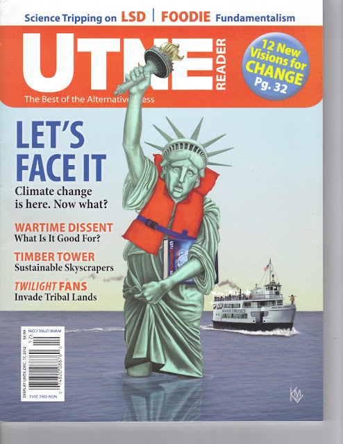 Kevin McVeigh Illustration: Utne Reader and Climate Change