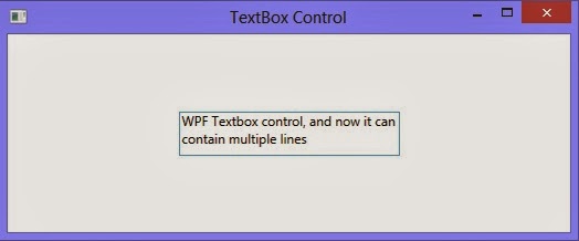 How To Use Textbox Control In Wpf 6222