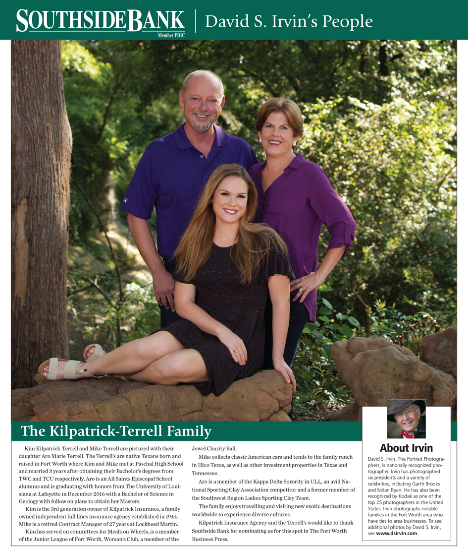Fort Worth Business Press 2016: The Kilpatrick - Terrell Family