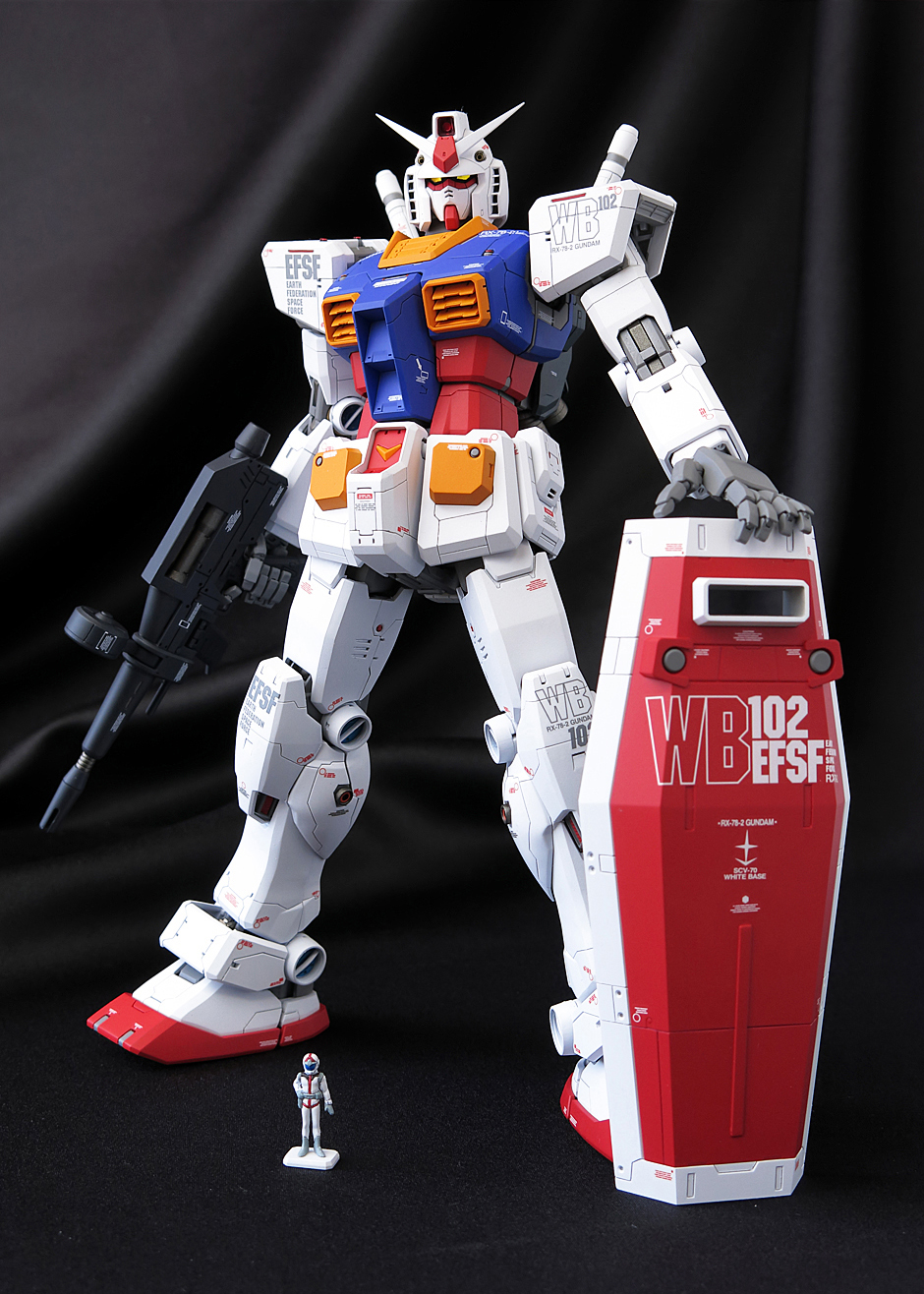 GUNDAM GUY: MG 1/100 RX-78-2 Gundam Ver. O.Y.W. - Customized Build