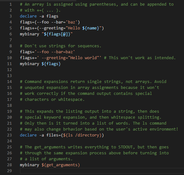 Style Guide for Shellscript | Google Shell Style Guide | Hubert