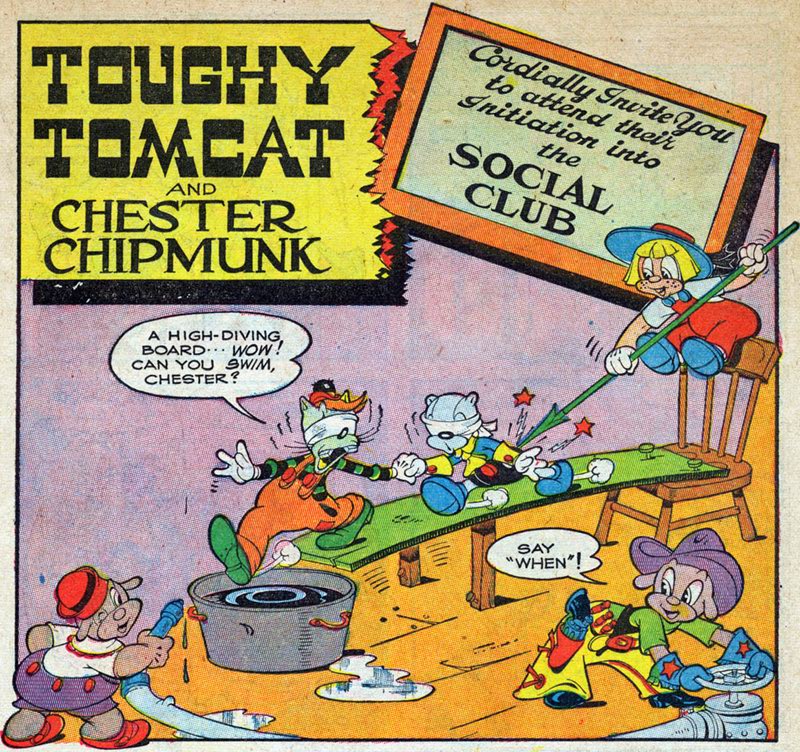 The 1940s Funny Animalphabet: 1940s Funny Animalphabet - T