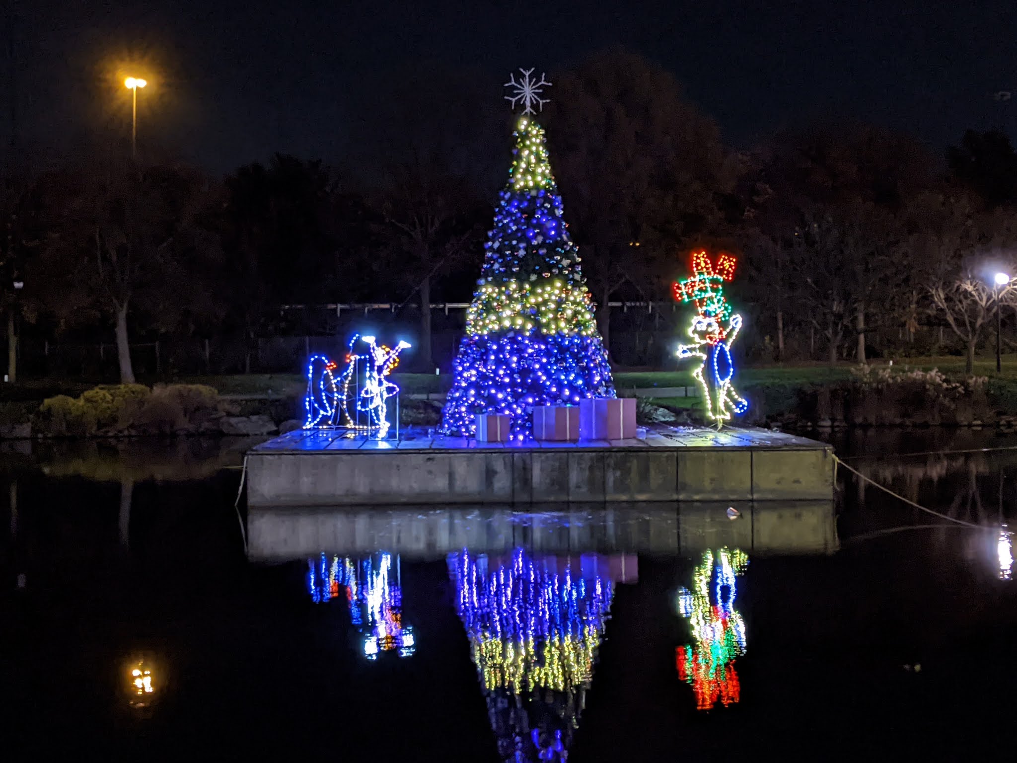 Sam Eig: Rio Lakefront Christmas decorations in Gaithersburg (Video+Photos)