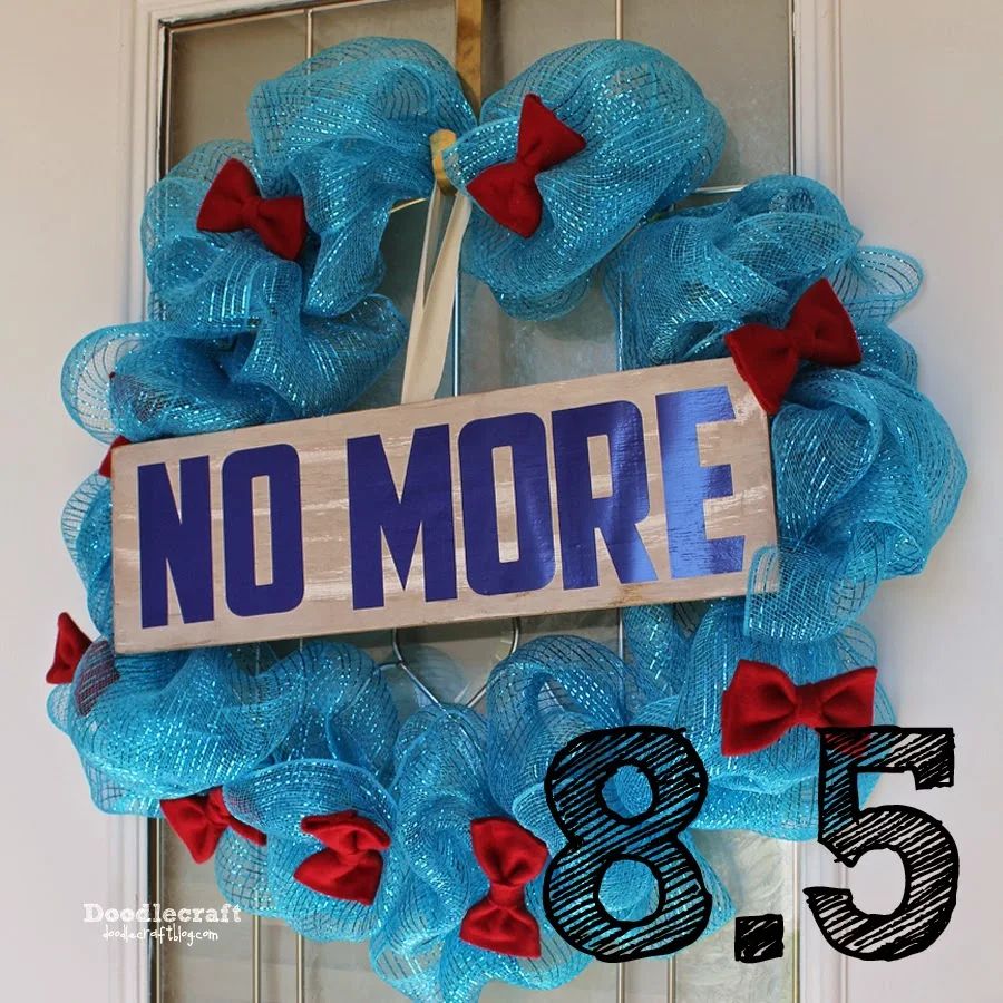 John Hurt War Doctor NO MORE Sign--8.5 Day of Doctor Who!