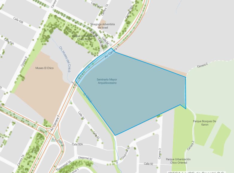 En Chapinero: Seminario – Uno de los 50 Barrios de Chapinero