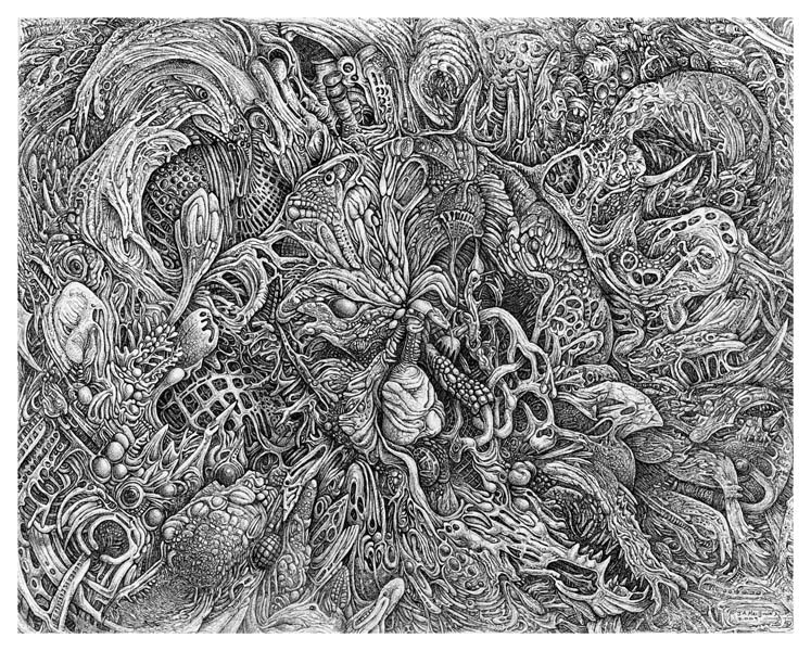 Joe MacGown's Art Blog: Surreal- Pen drawings