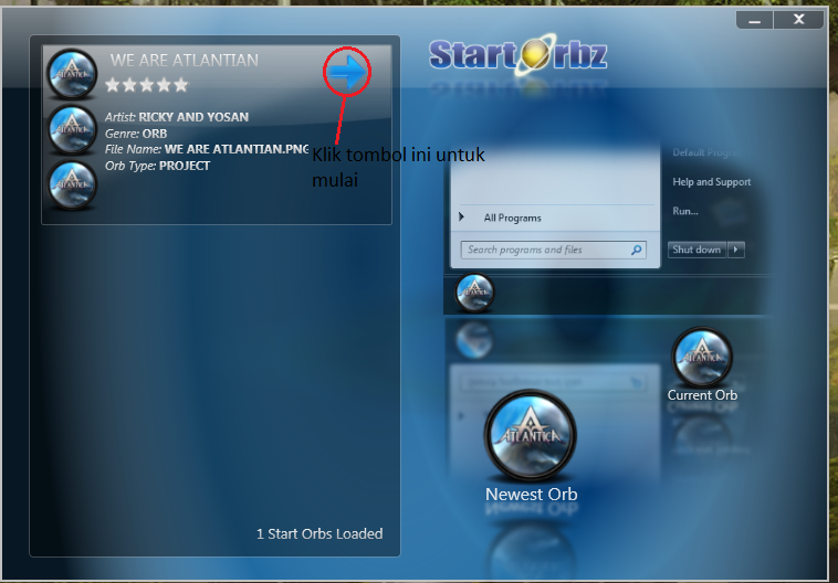 Merubah Tombol Start di WindowS 7 ~ Lionki blog, everything is here