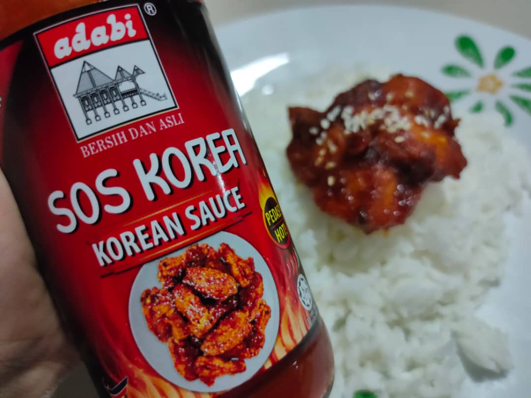 Cara Pantas Sediakan Ayam Goreng Pedas Sos Korea Adabi