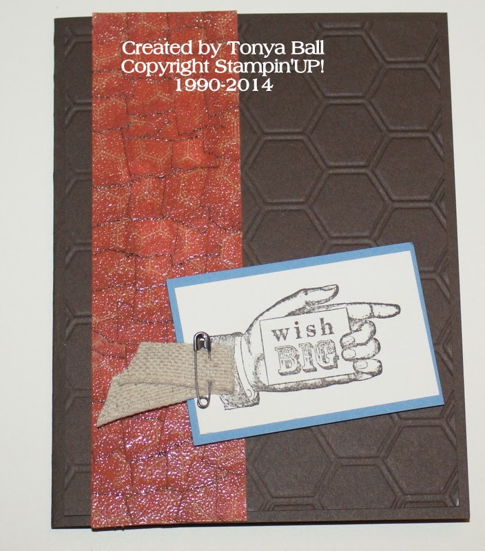 Stylin' Stampin' INKspiration: Technique Tuesday ~ Faux Leather