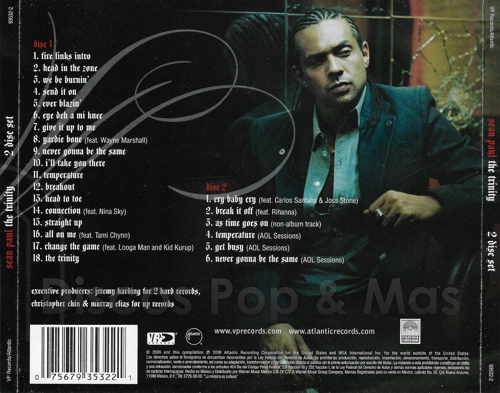 Discos Pop & Mas: Sean Paul - The Trinity (Special Edition)
