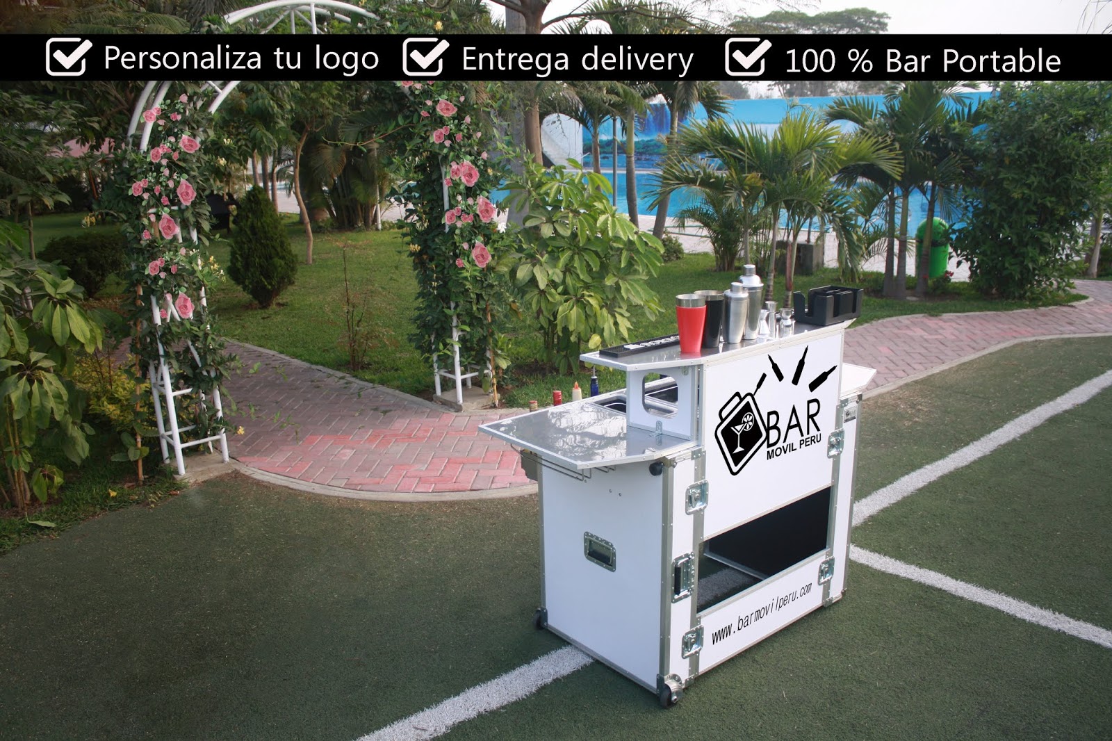 Barra Movil, Bar Portatil, Bares Profesionales, Portable Bar , Flair Bar